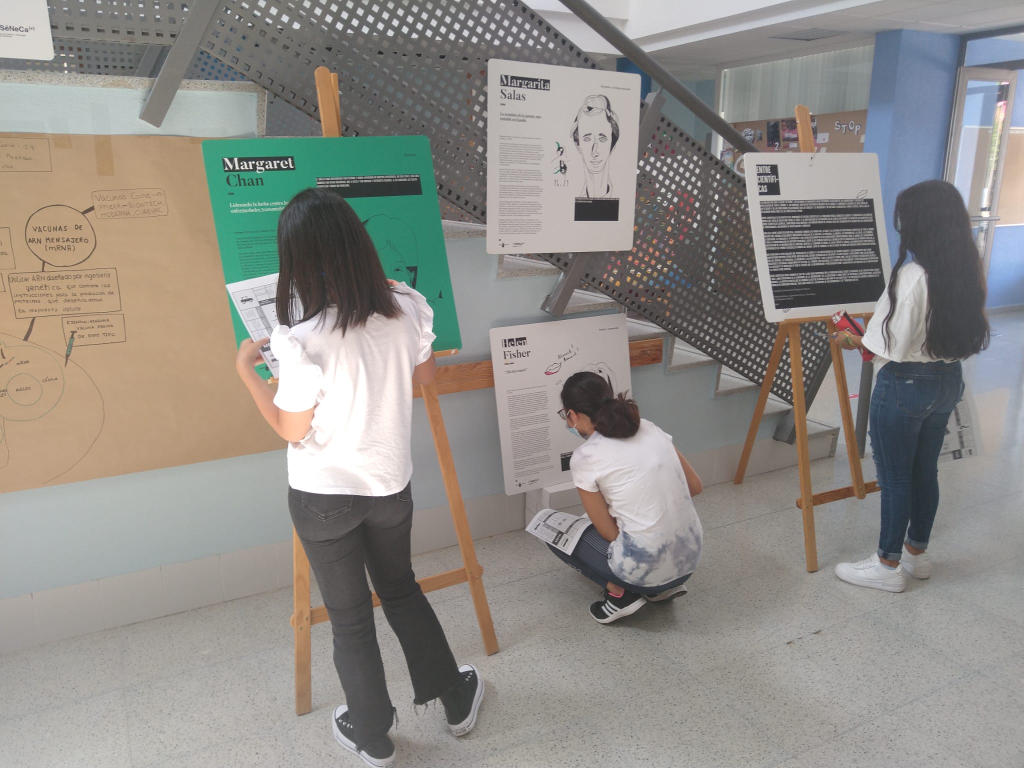 La Exposición ‘Entre Científicas’ disponible para los centros ...